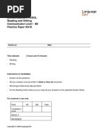 Language Cert B1 Practice Tests | PDF