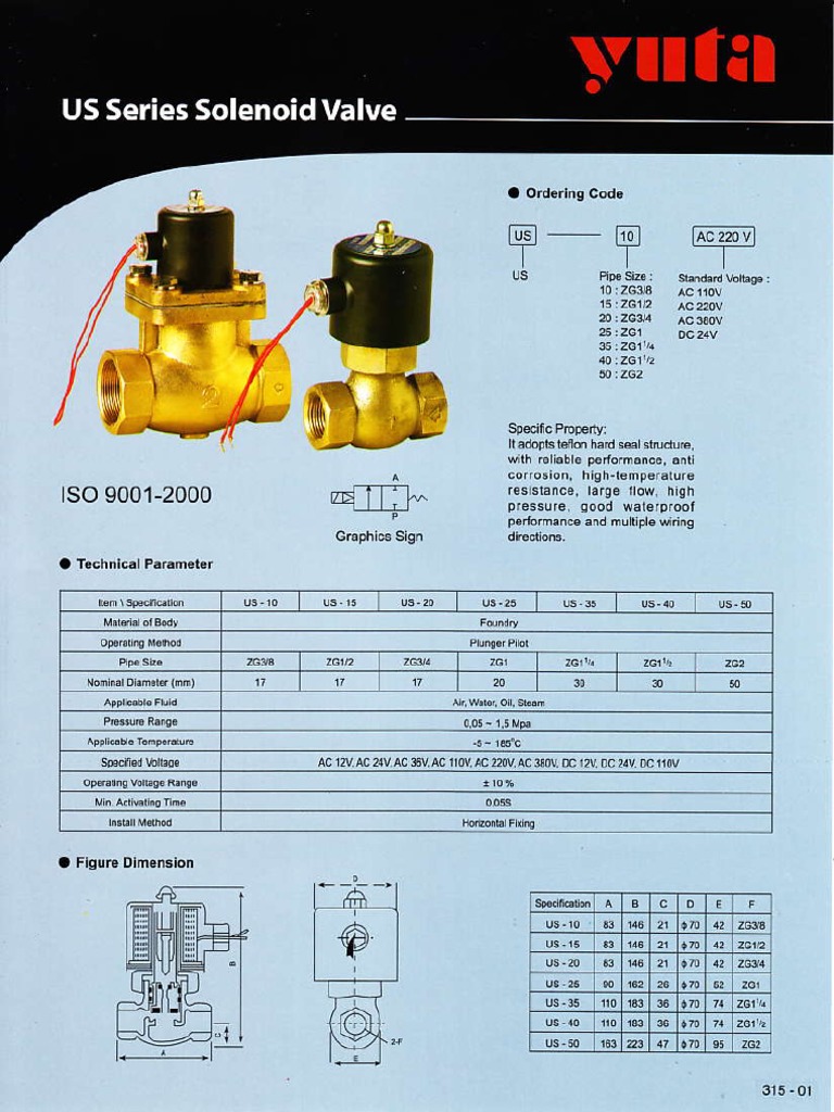 YUTA Solenoid Valve | PDF