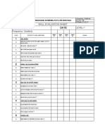 Daily Machine Check Sheet | PDF