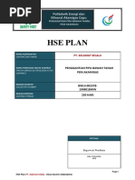 Contoh Hse Plan (Subcont) PDF | PDF | Bisnis | Teknologi & Rekayasa