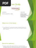 Group 13 Patanjali | PDF | Organizational Structure | Strategic Management