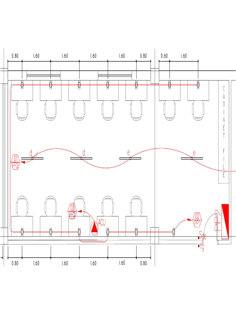 Site Office 2021 (Power & Lighting Layout) | PDF