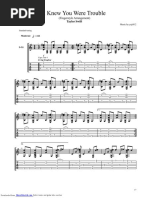 Big Thief Velvet Ring Guitar Tabs | PDF | Songs | Popular Music