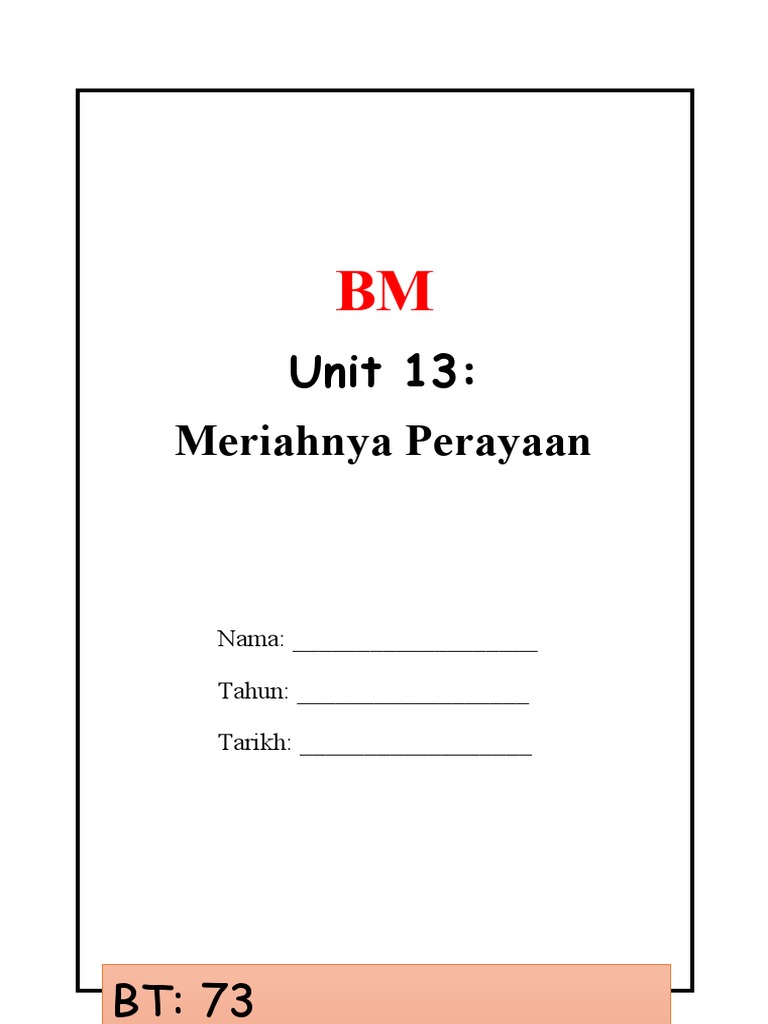 Unit 13 | PDF | Pengembangan Diri | Gaya Hidup
