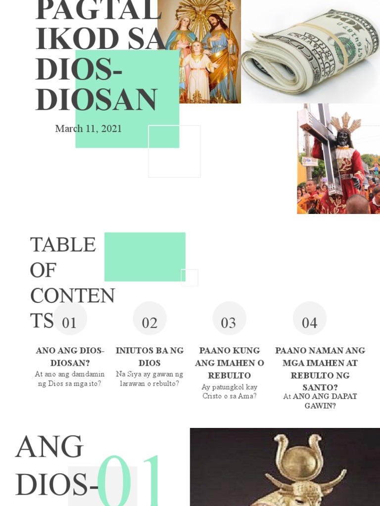 Pagtalikod Sa Dios-Diosan | PDF