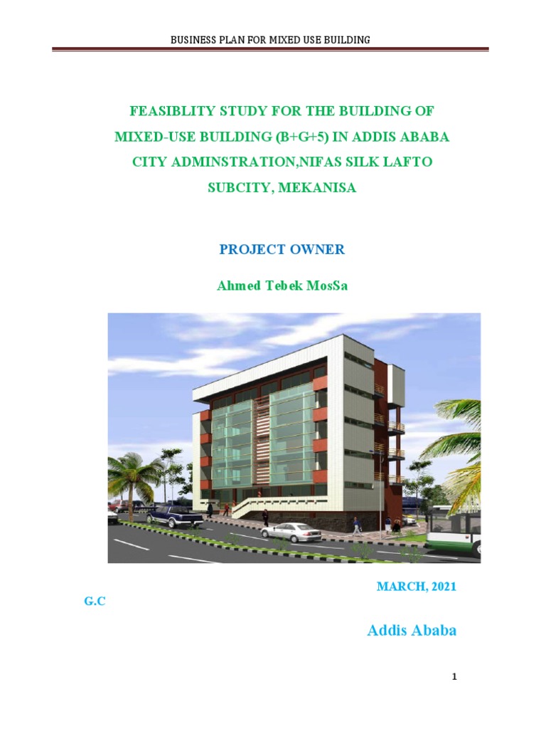 MIXED - USE - BUILDING - Ahmed | PDF | Mixed Use Development | Economic ...