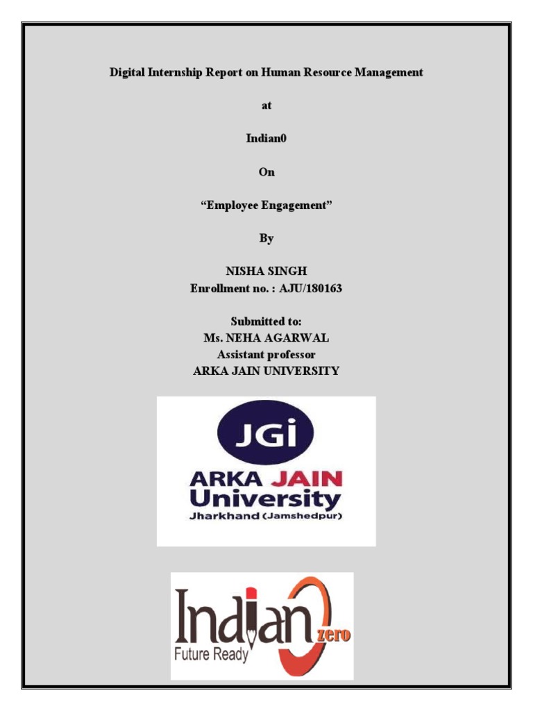 Indian0 Project Report HR | PDF | Analytics | Human Resource Management