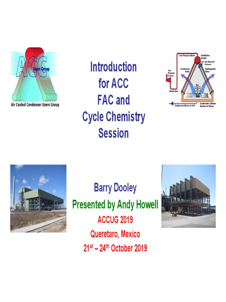 Barry Dooley Introducton-to-ACC-FAC-and-Cycle-Chemistry | PDF | Boiler ...