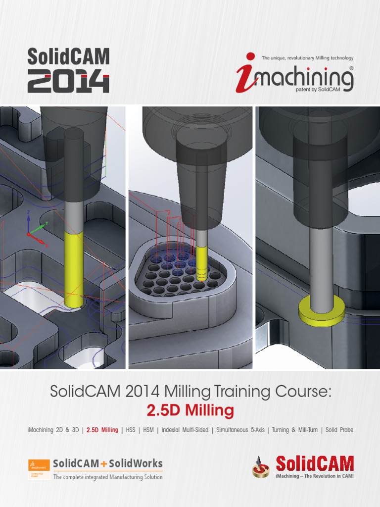 SolidCAM 2014 Milling Training Course 2.5D Milling | PDF | Cartesian ...