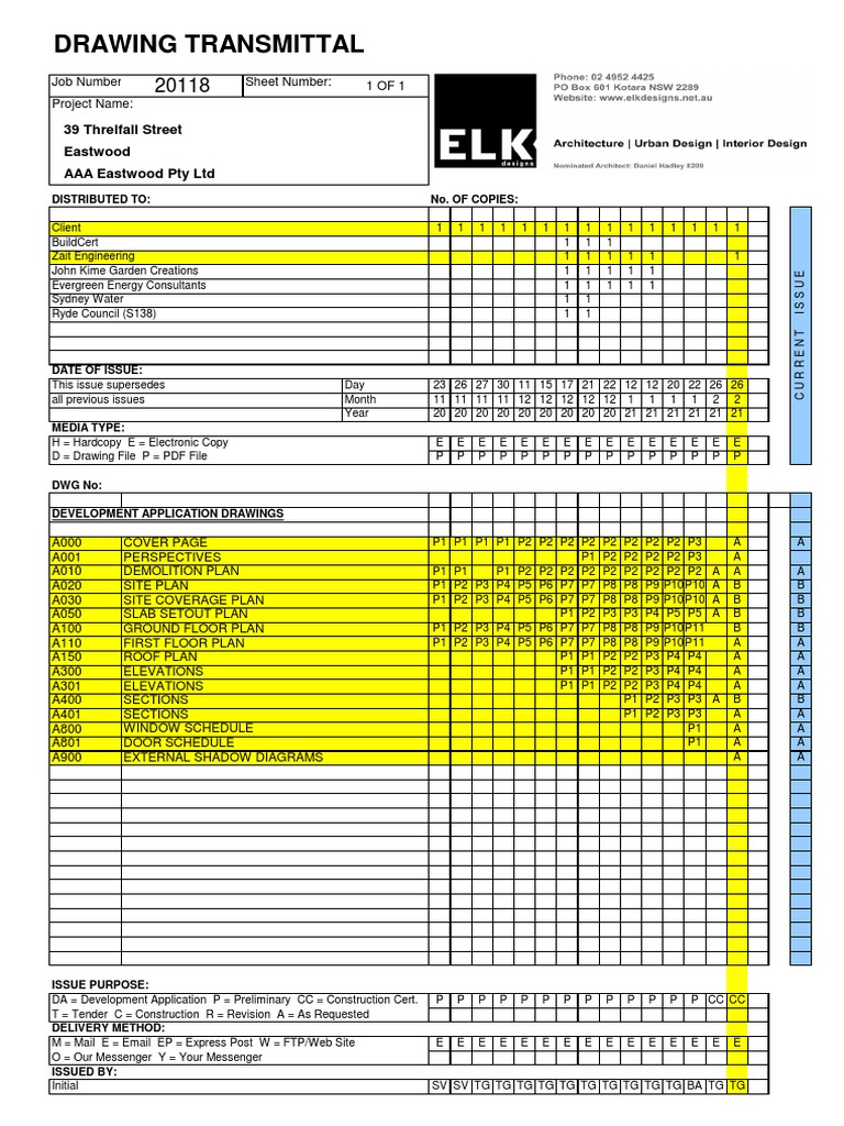 001 ELK Doc Transmittal | PDF | Computing | Software