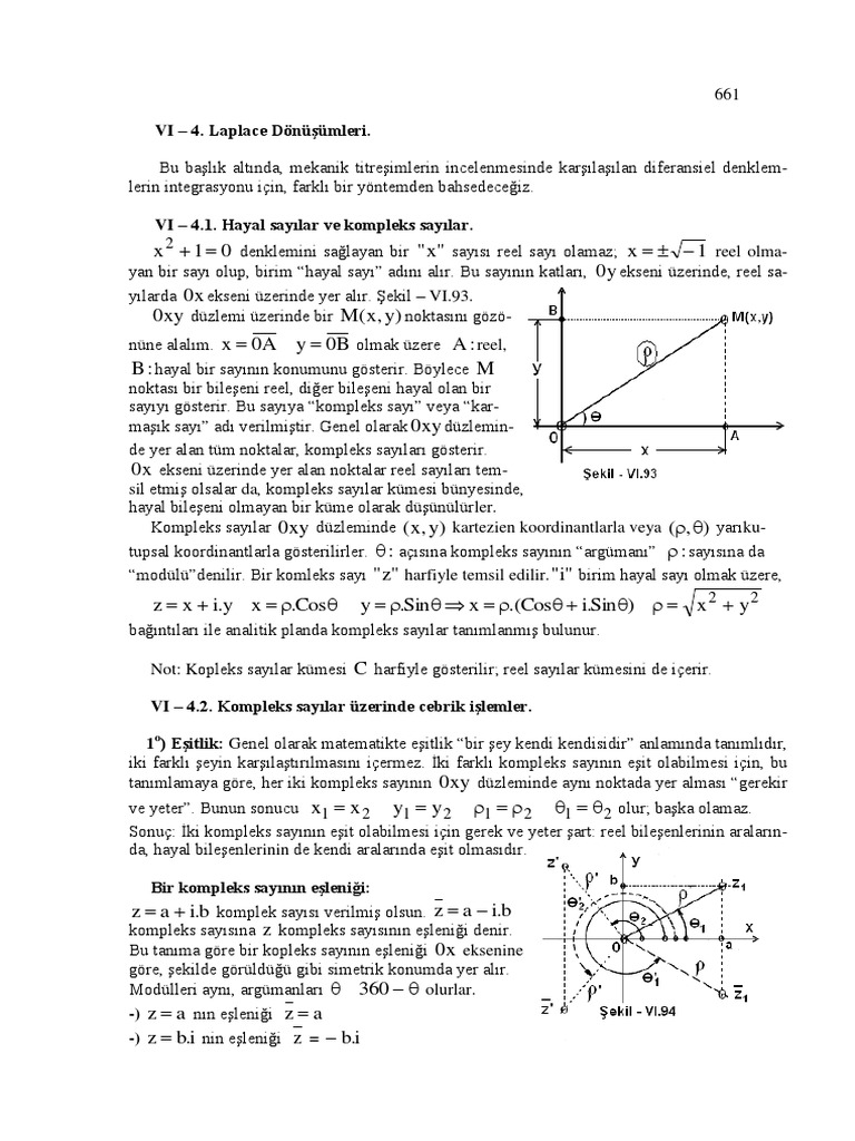 1-Laplace Dönüşüm Metodu | PDF