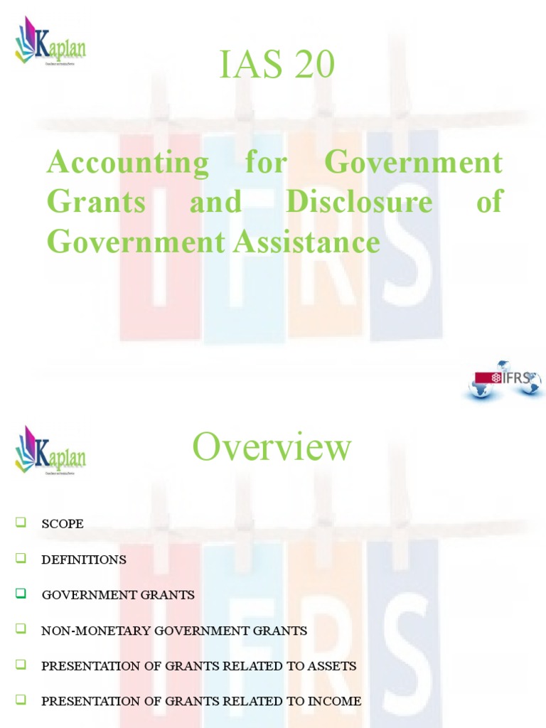 New Goverment Grant IAS 20 | PDF | Goodwill (Accounting) | International Financial Reporting ...