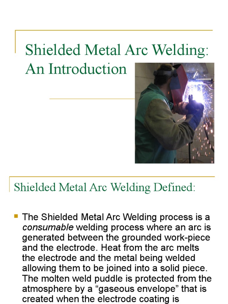 Shielded Metal Arc Welding Guide | PDF