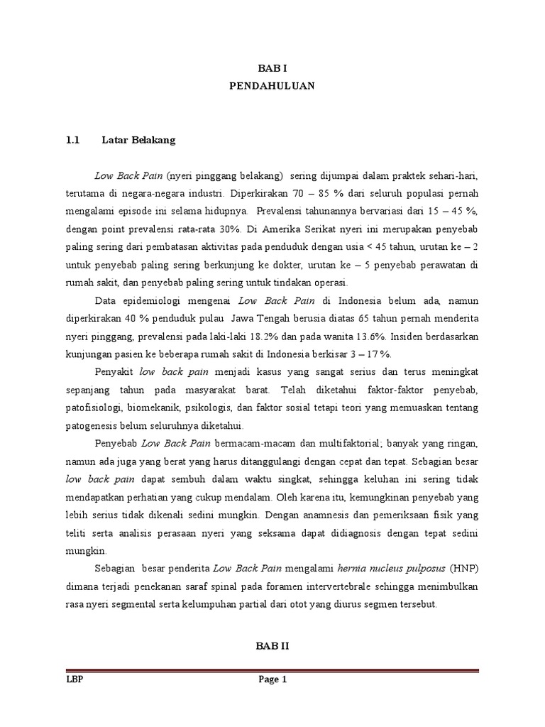 Makalah LBP | PDF
