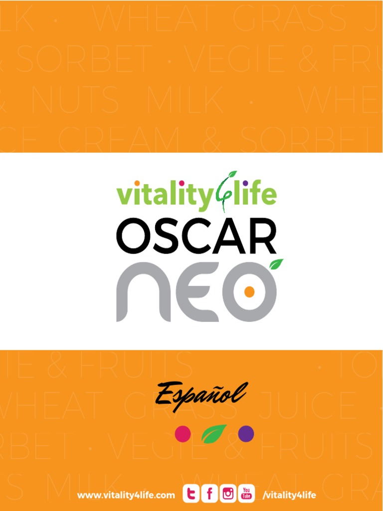 Manual Oscar Neo ESPAÑOL | PDF | Apio | Alimentos