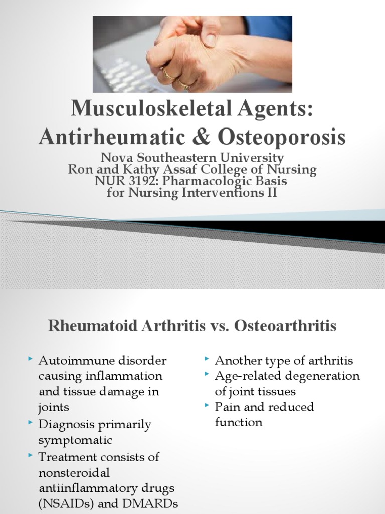 Musculoskeletal Drugs 2020 | PDF | Osteoporosis | Bone