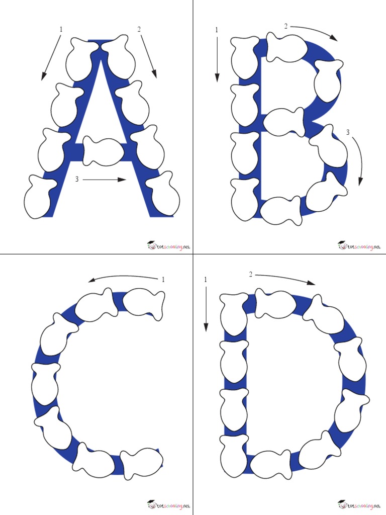 Free - Goldfish Alphabet Tracing | PDF