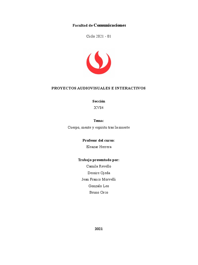 Metempsicosis - Grupo 3 - Parcial | PDF | Mente inconsciente ...