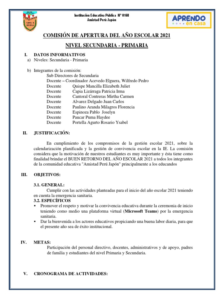 Plan de Buen Inicio Del Año 2021 | PDF | Business Plan de Buen Inicio Del Año 2021 | PDF | Business