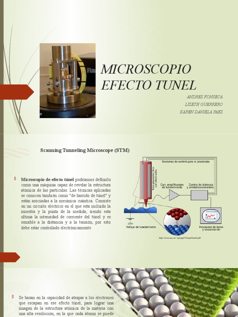 Microscopio Efecto Tunel | PDF | Microscopio de efecto túnel | Nanotecnología