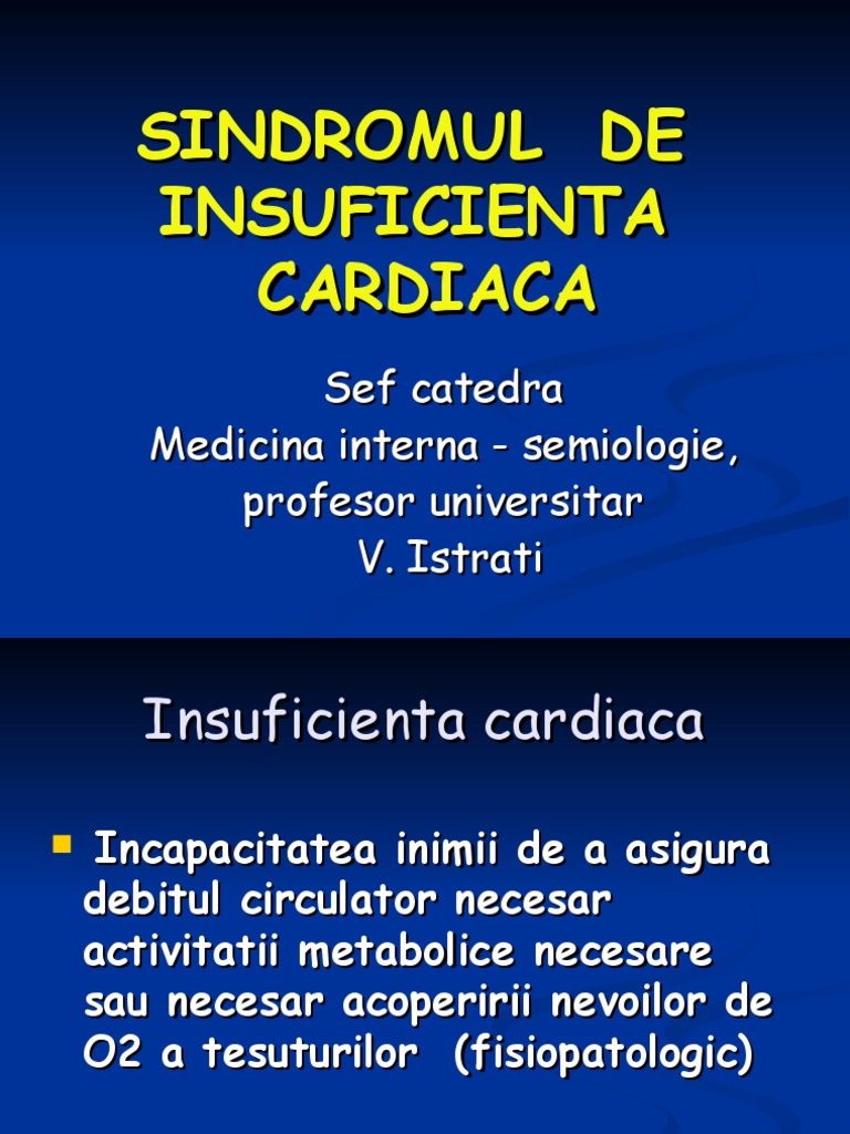 Insuficienta Cardiaca | PDF