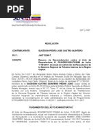 Modelo de Recurso de Reconsideración. | PDF