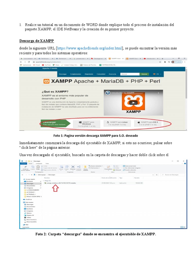 Evideencia 2 Manual Instalacion XMAP | PDF | Php | Software
