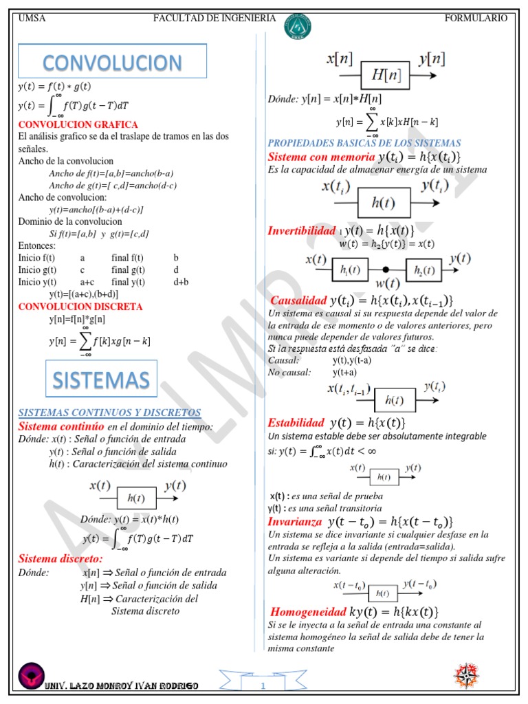 Convolución de Señales y Sistemas LTI | PDF | Linealidad | Física teórica
