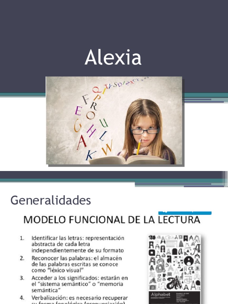 Alexia | PDF | Dislexia | Comunicación humana