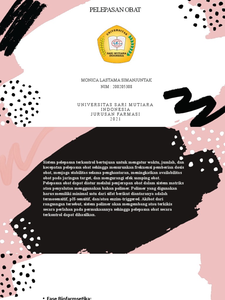 Pelepasan Obat | PDF