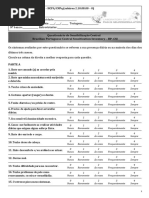Questionário Roland Morris para Dor Lombar | PDF | Dor