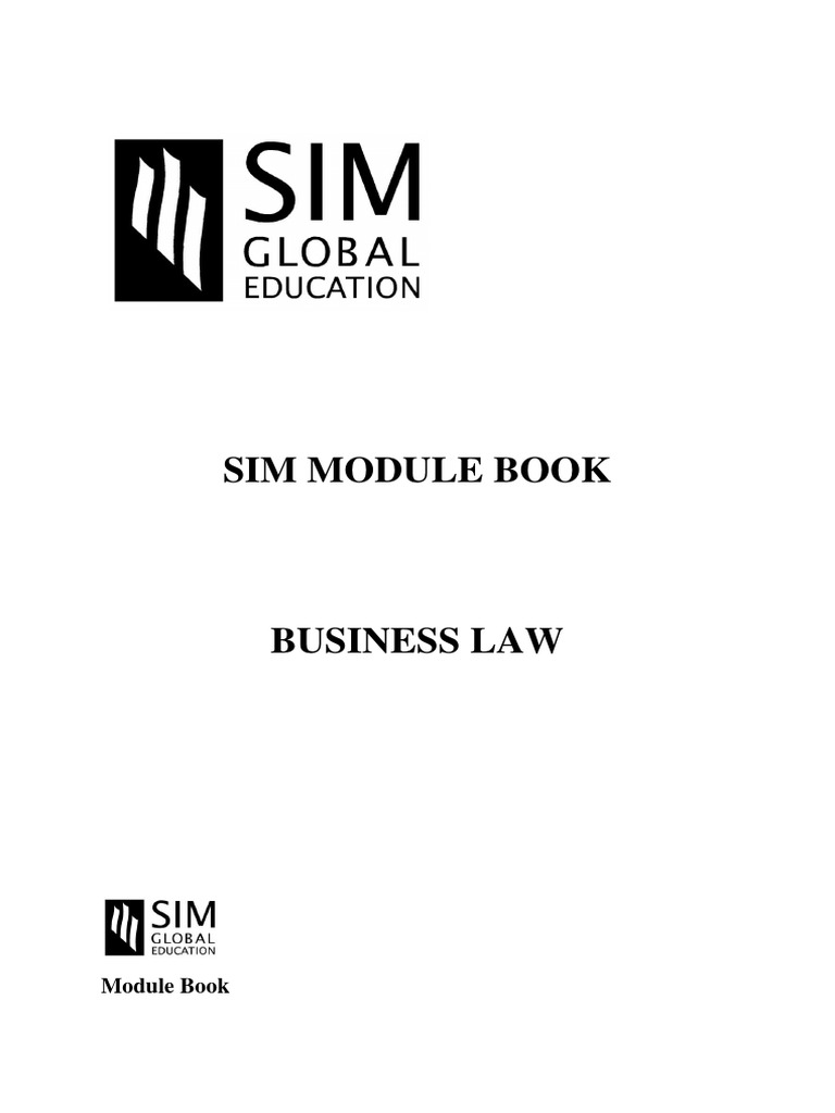Sim Module Book Business Law Version 02 (2020) (36061) | PDF | Court Of ...
