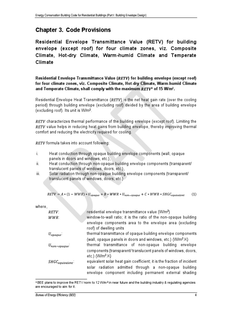 Useful ECBC Tables and Terms | PDF | Window | Building