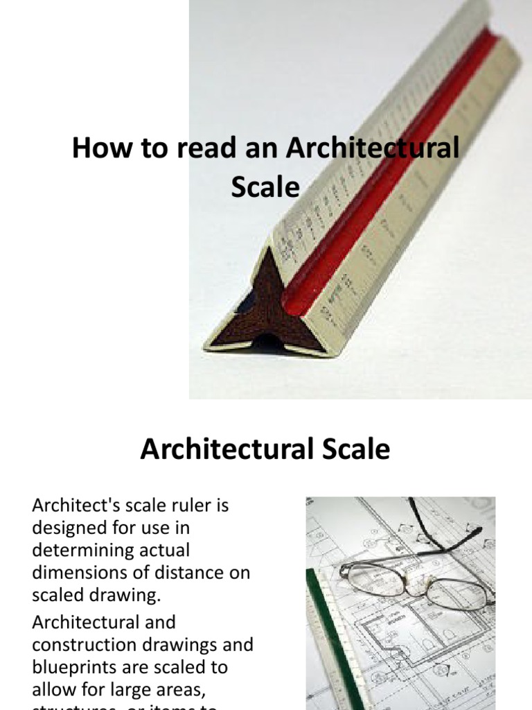 How To Read An Architectural Scale | PDF