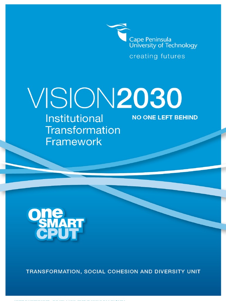 Vision 2030 Institutional Transformation Framework | PDF | Educational ...