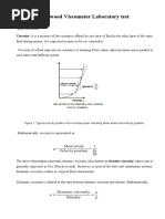 Redwood Viscometer Experiment | PDF | Viscosity | Friction