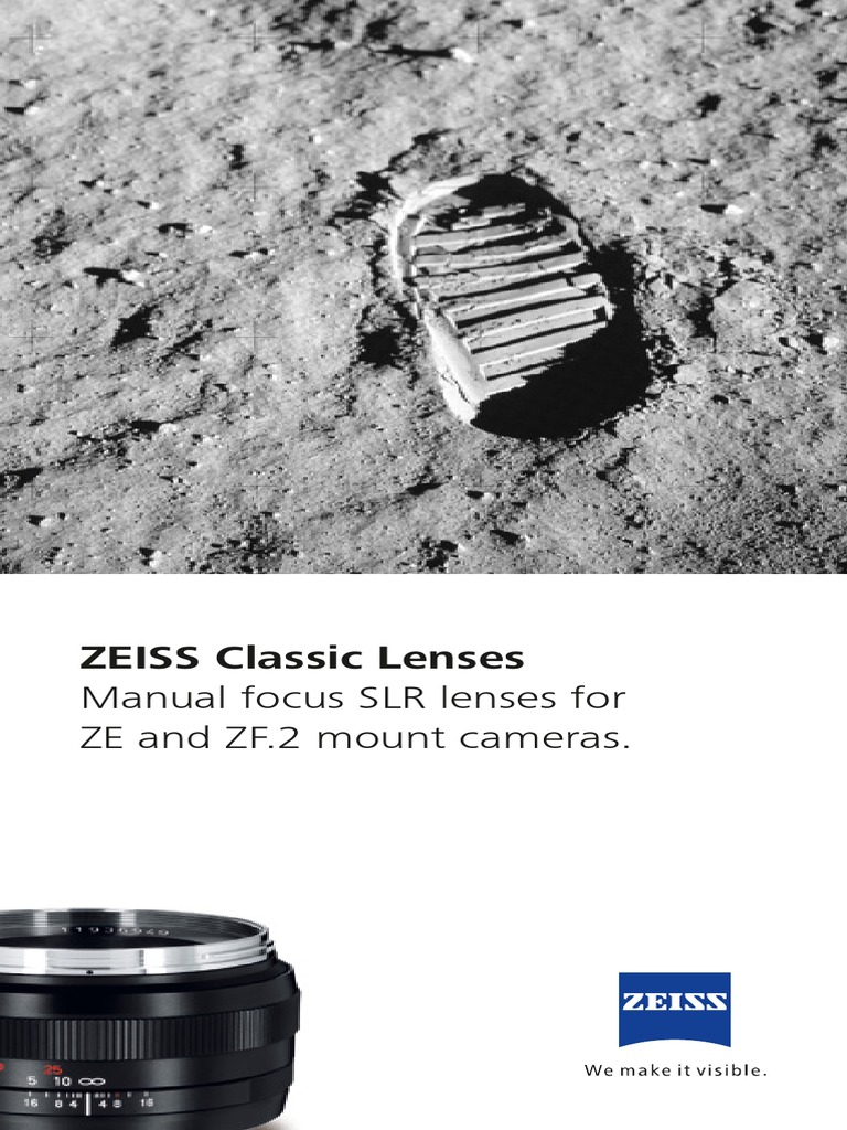 ZEISS Classic Lenses: Manual Focus SLR Lenses For ZE and ZF.2 Mount ...