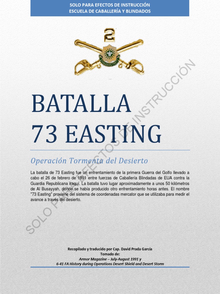 73 Easting | PDF | Tanques | Ciencia militar