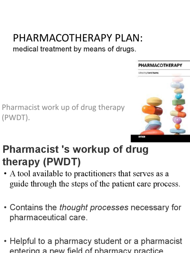 Pharmacotherapy Plan | PDF | Pharmacy | Medical Diagnosis
