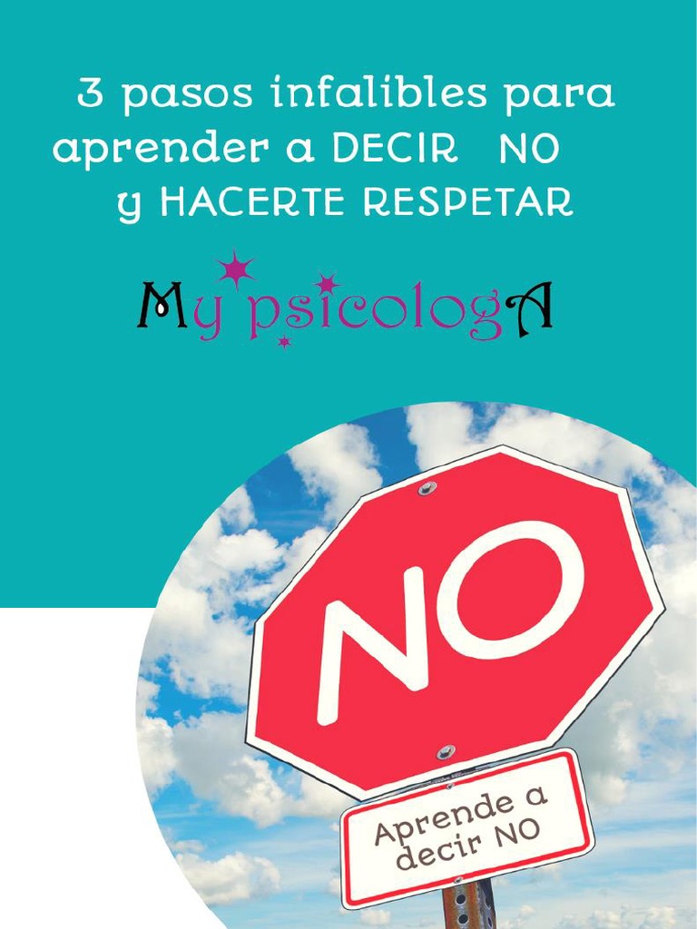 Aprende A Decir No My Psicologa Pdf Sicología