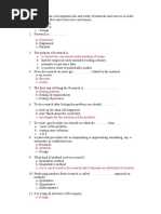 Research Methods Sample Exam Questions | PDF