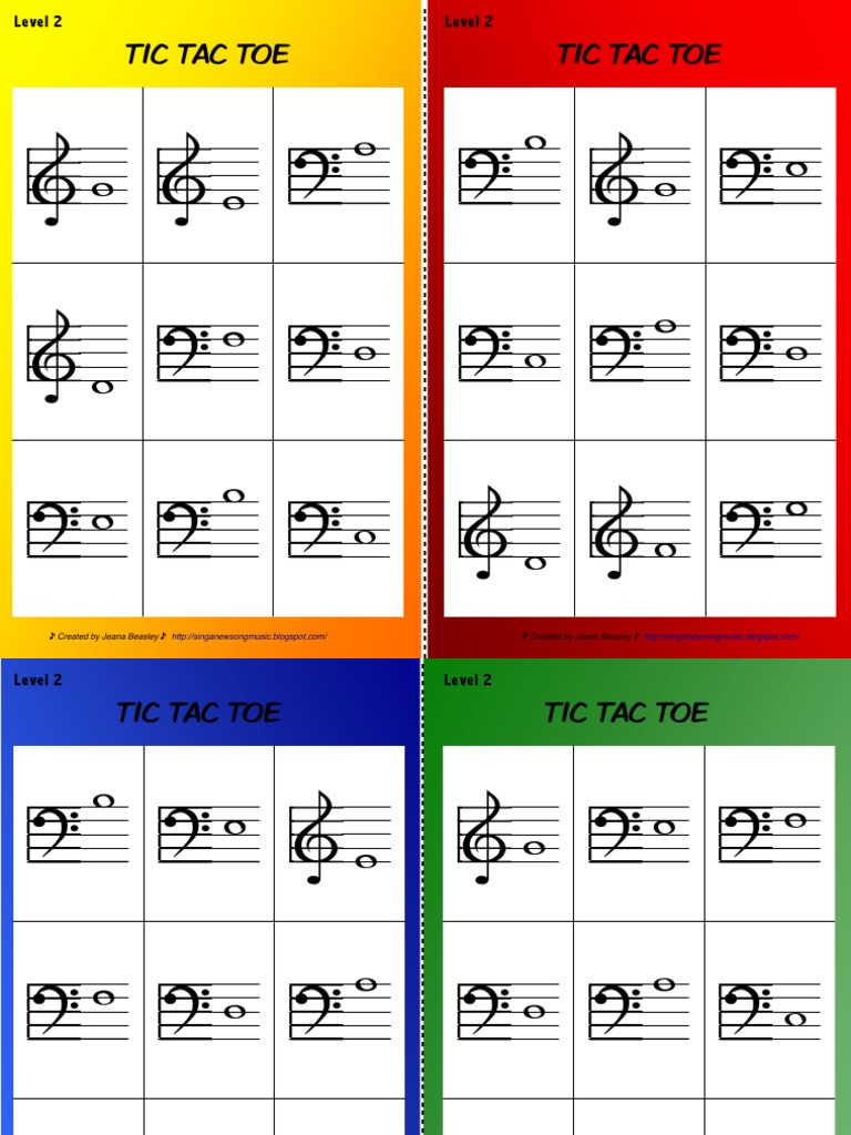 Tic Tac Toe Level Two | PDF