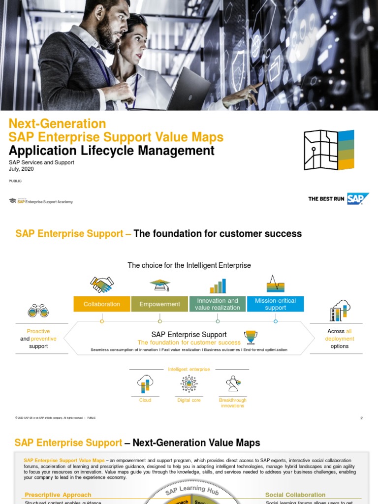 Next-Generation SAP Enterprise Support Value Maps: Application ...
