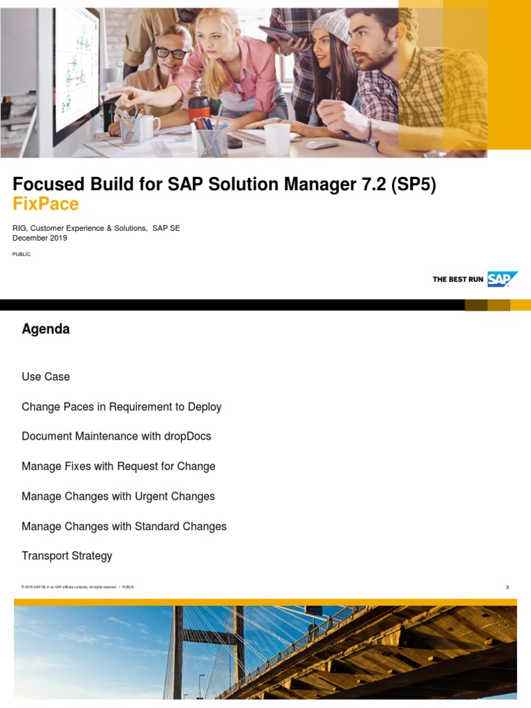 Focused Build For Sap Solution Manager 7.2 (Sp5) : Fixpace | PDF ...