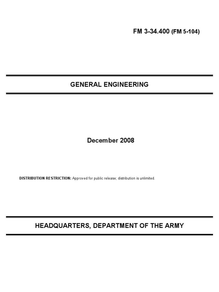 General Engineering For Survival | PDF | United States Army Corps Of ...
