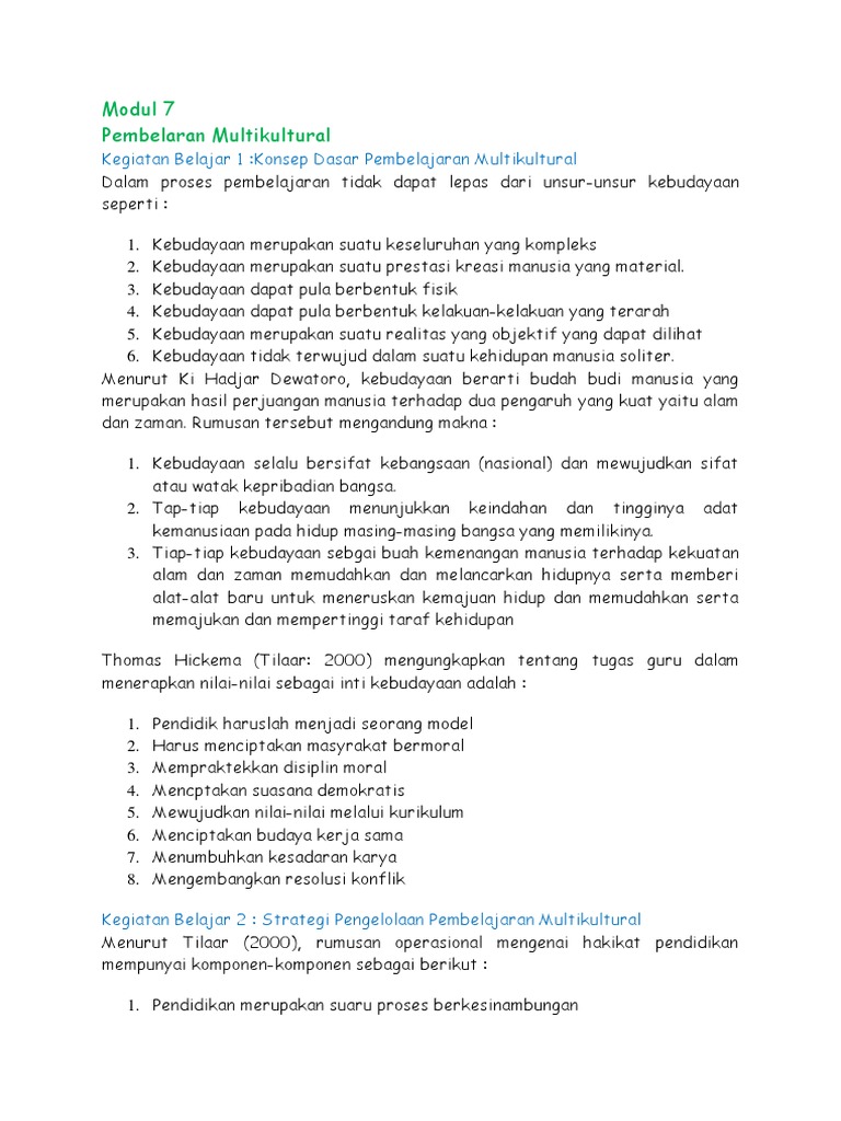 RESUME-PBK-Modul 7 | PDF | Ilmu Sosial