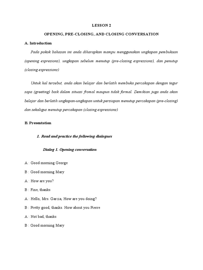 Conversational Skills Guide | PDF | Career & Growth | Foreign Language ...