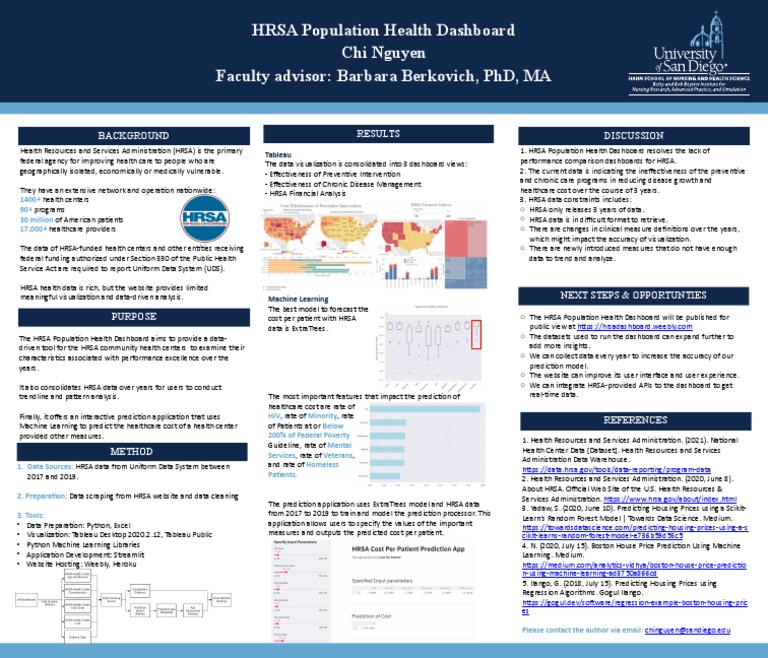 Capstone Poster 2021 Chi Nguyen | PDF | Machine Learning | Health Care