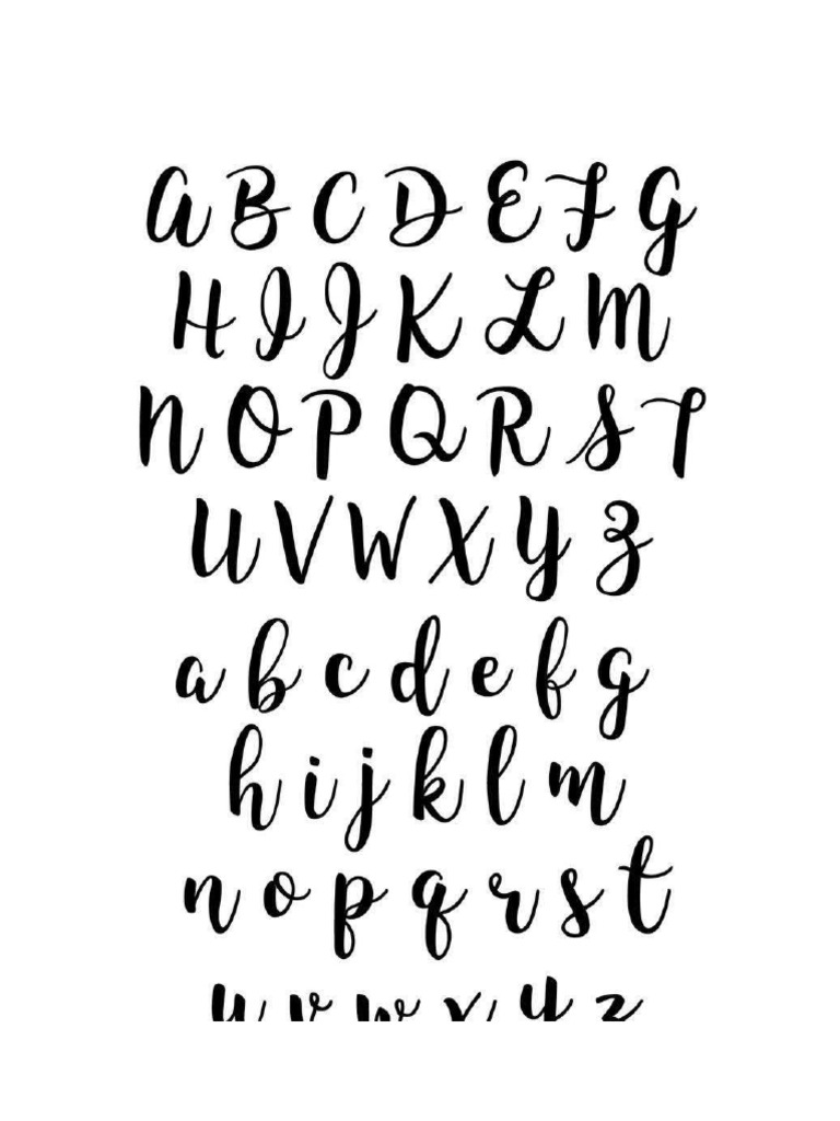 Abecedario Lettering | PDF