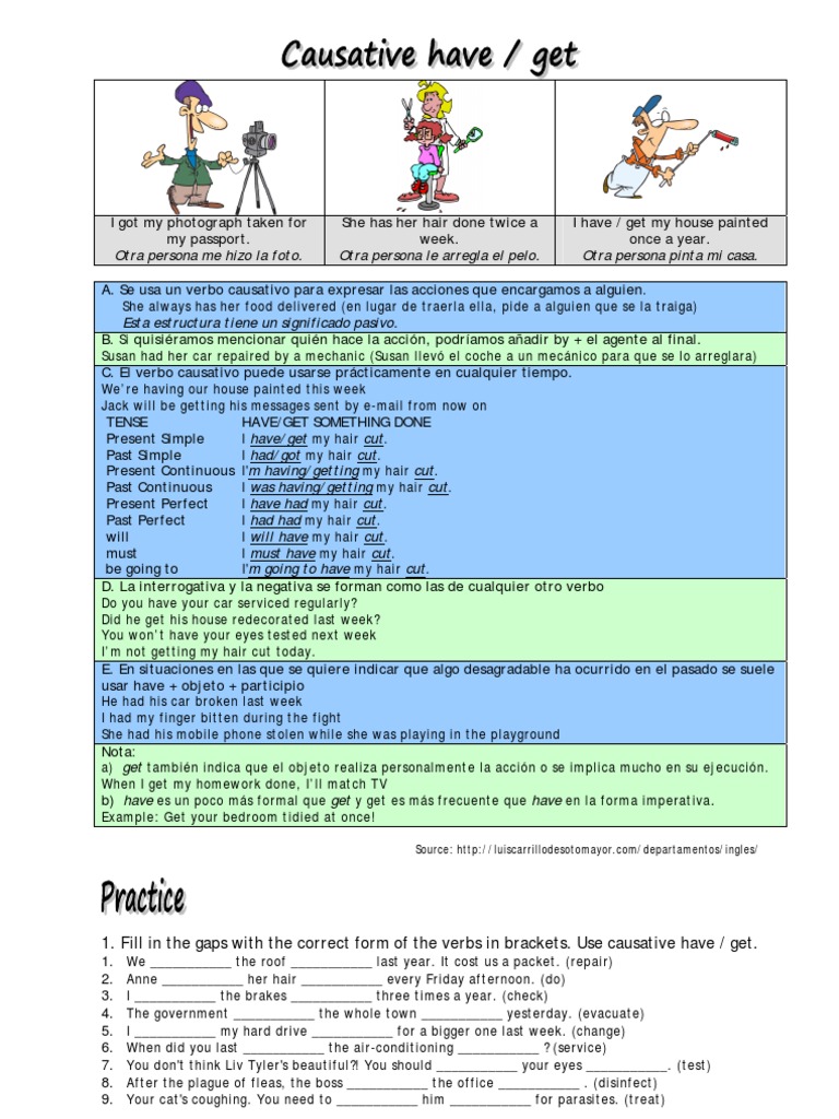 Causative Have / Get | PDF | Grammar | Linguistics
